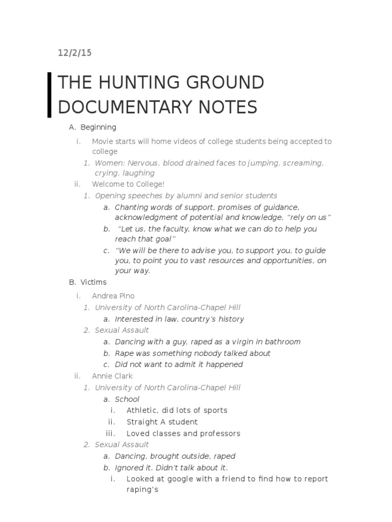 College Sexual Assault Documentary | PDF | Fraternities And Sororities ...