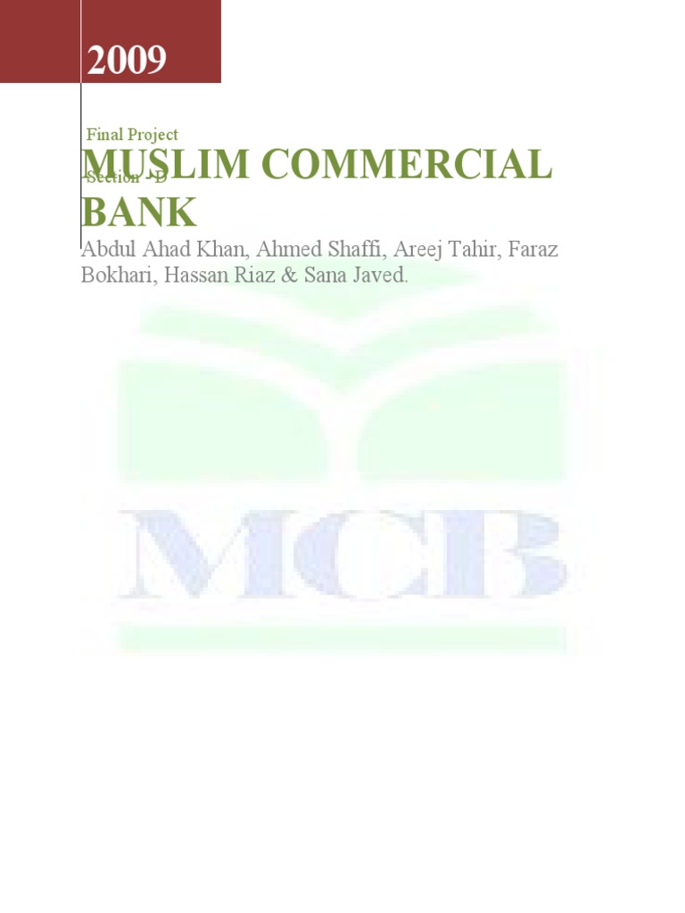 MCB Stock Valuation and Analysis Report | PDF | Banks | Investing