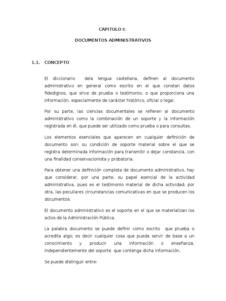 Documentos Administrativos | PDF | Documento | Información