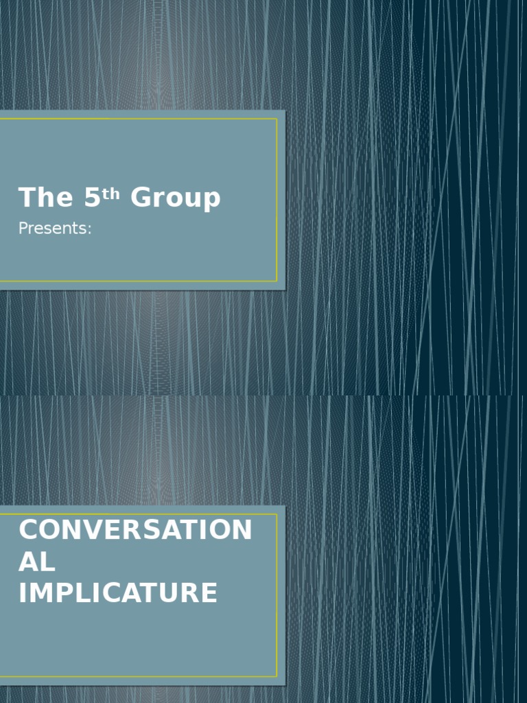 Conversational Implicature | PDF | Philosophical Movements | Semantics