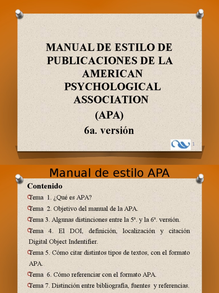 APA. 6a Versión (2013) . | PDF | Estilo apa | Comillas