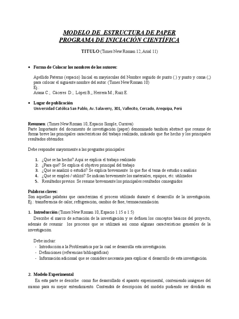 Modelo de Paper | PDF | Ciencia cognitiva | Science