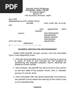 Motion For Extension of Time To File Answer | PDF | Lawsuit | Public Law