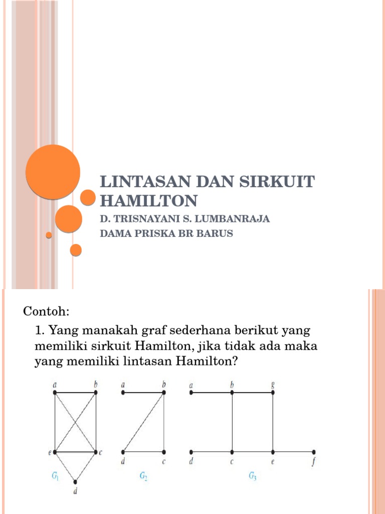 Lintasan Dan Sirkuit Hamilton | PDF