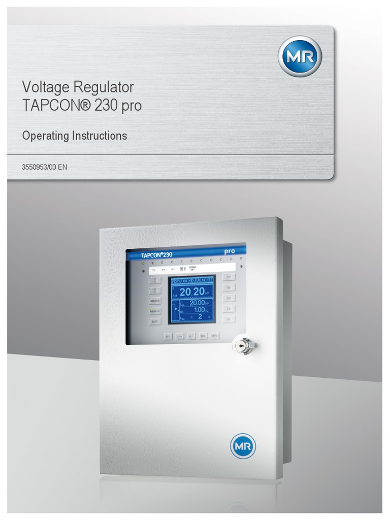 BA3550953 00 EN TAPCON 230 Pro | PDF | Transformer | Safety