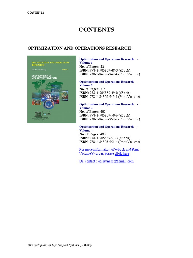 Optimization in Operations Research PDF | PDF | Mathematical ...