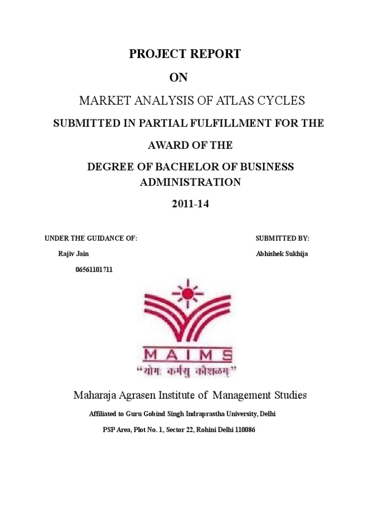 Market Analysis of Atlas Cycles | PDF | Promotion (Marketing) | Direct ...