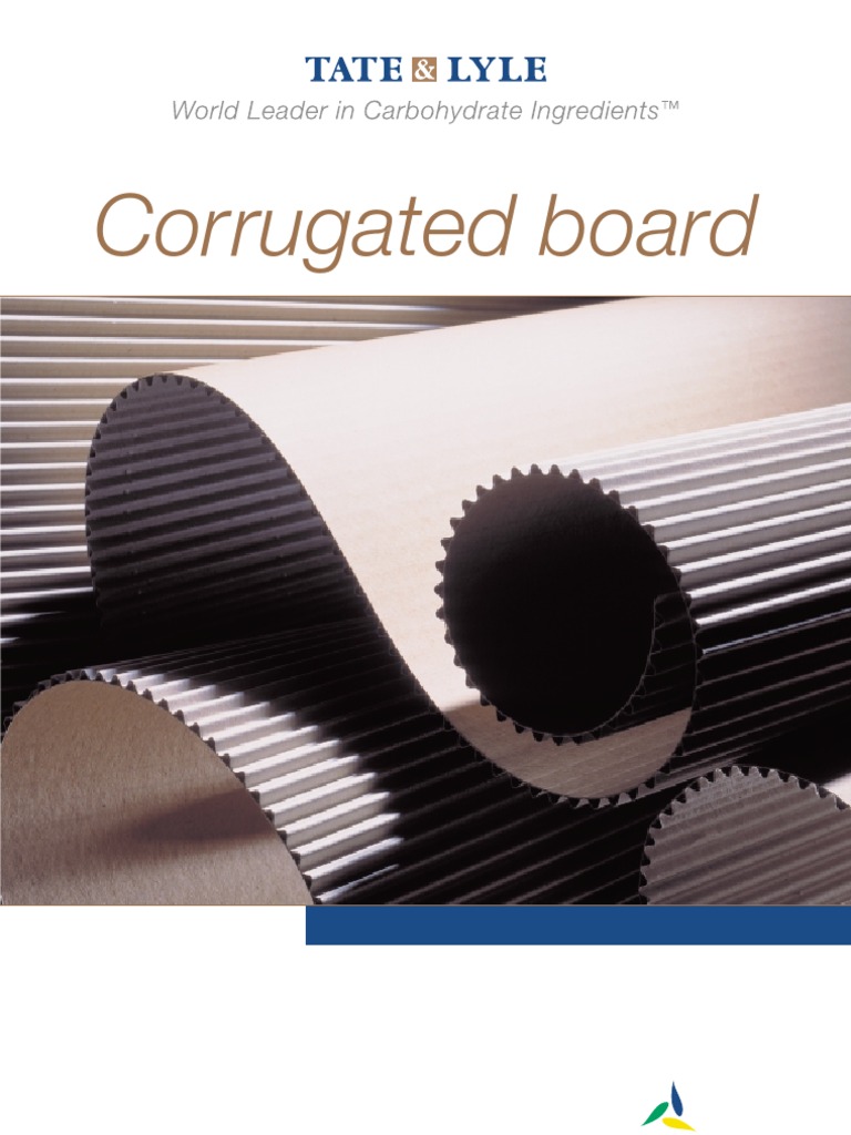 Corrugated Board | PDF | Adhesive | Starch