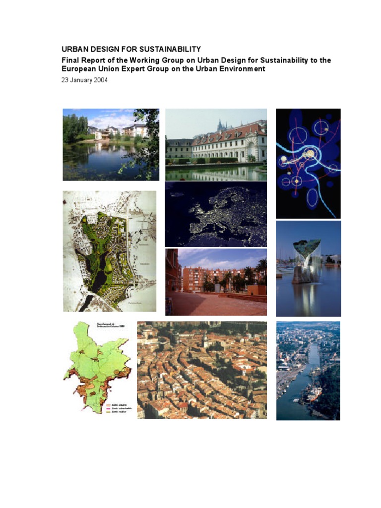 Urban Design For Sustainability | PDF | Sustainability | Sustainable ...
