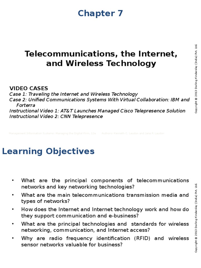 Telecommunications, The Internet, and Wireless Technology: Video Cases ...