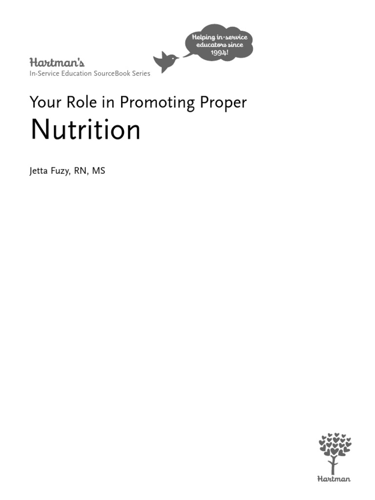 Nutrition: Your Role in Promoting Proper | PDF | Nutrition | Diet ...