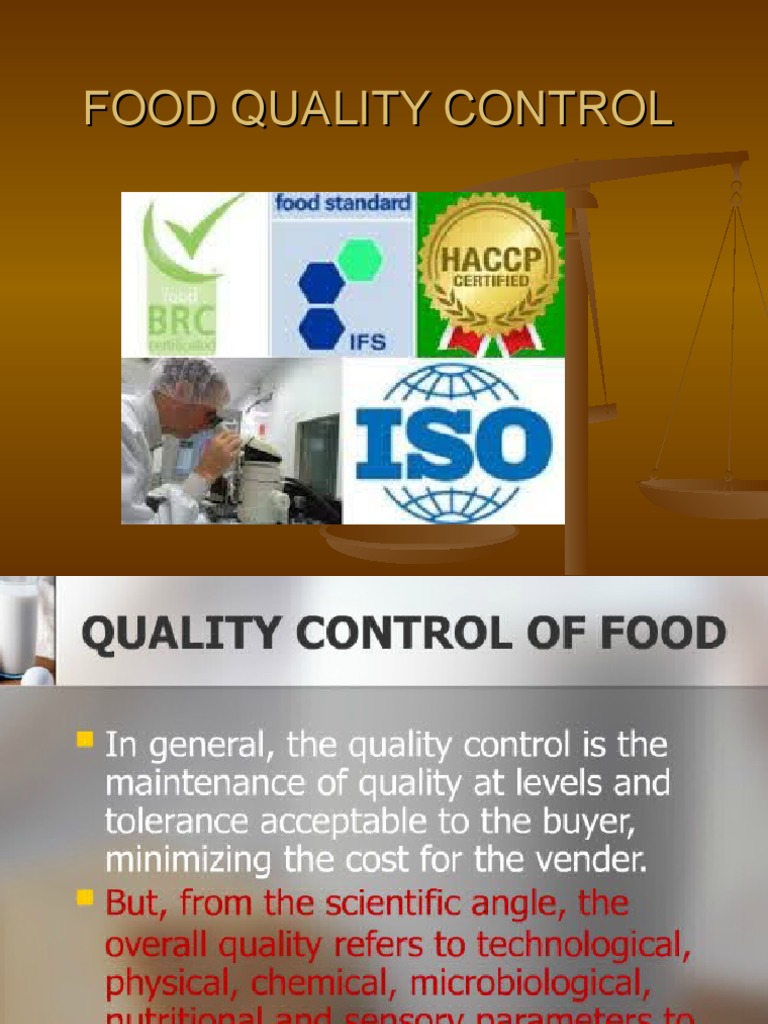 Food-Safety-and-Quality.ppt | Biosensor | Hazard Analysis And Critical ...