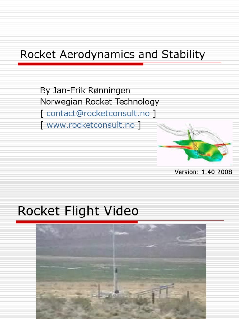 Rocket Design for Engineers | PDF | Aerodynamics | Mach Number
