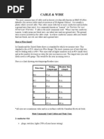 Electrical Cable Size Chart Amps Uk | PDF | Electrical Wiring ...