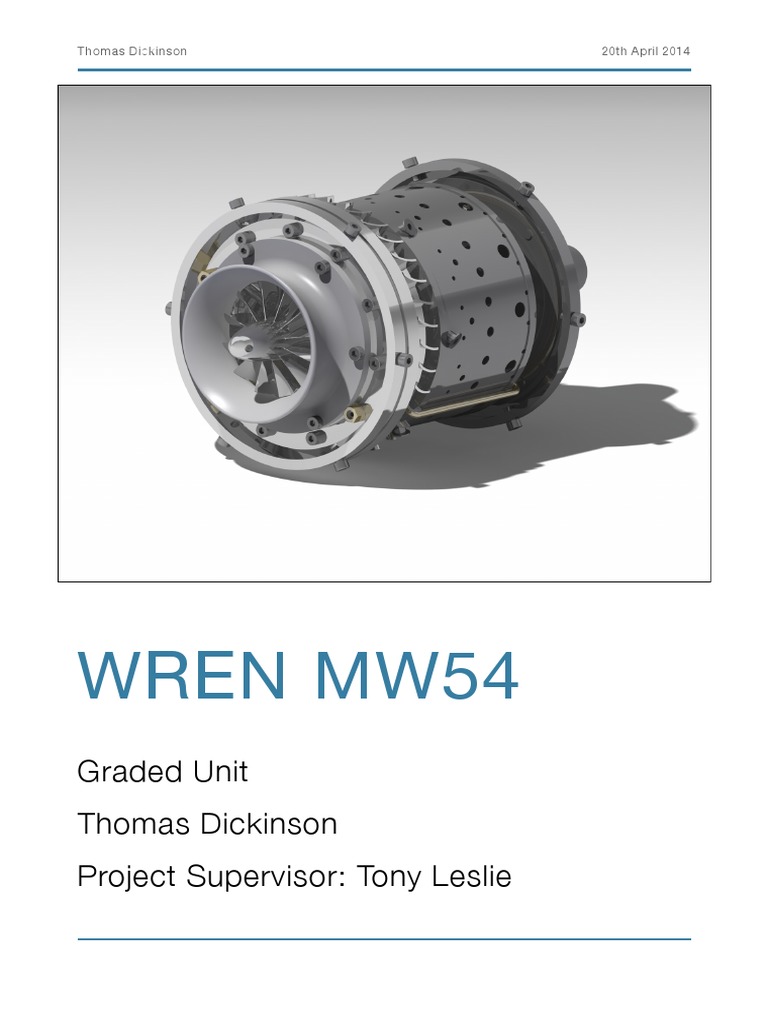 MW54 Modelling | PDF | Gas Turbine | Mechanical Engineering