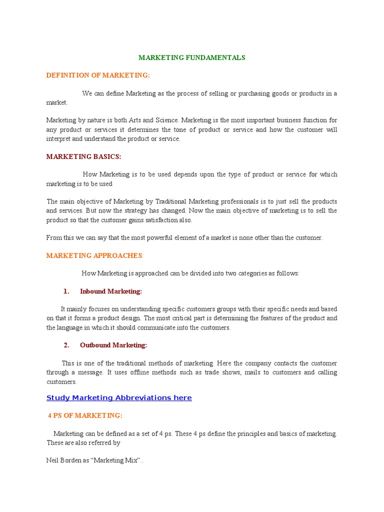 Marketing Study Material for SBI PO 2014 | Marketing | Advertising