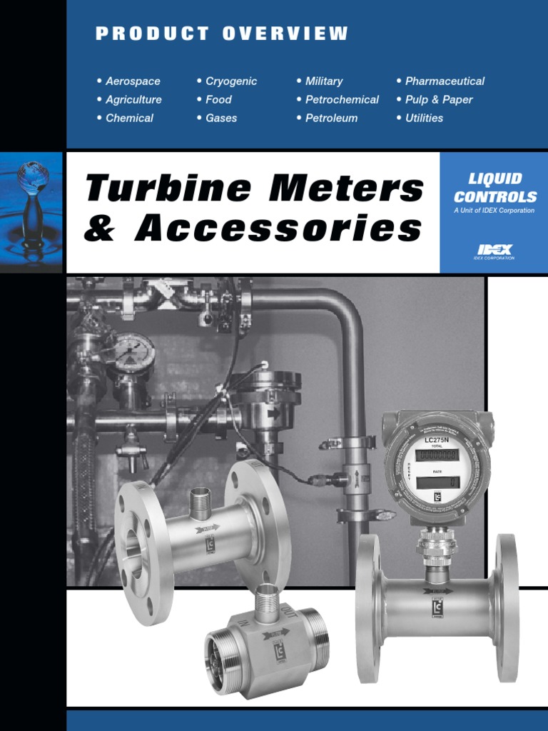 Turbine Meter Reference Material | PDF | Flow Measurement | Turbine