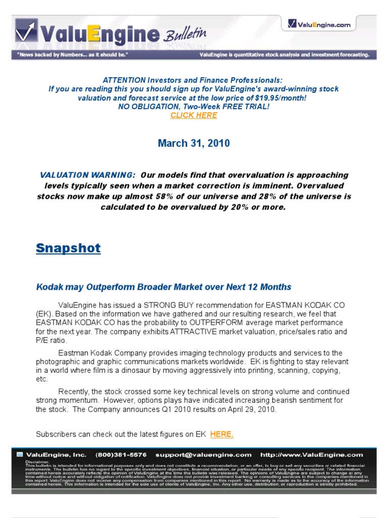 Snapshot | PDF | Valuation (Finance) | Microeconomics