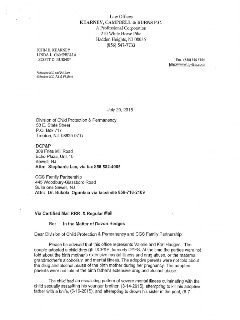 TORT Notice Hodges Family | Download Free PDF | Negligence | Common Law