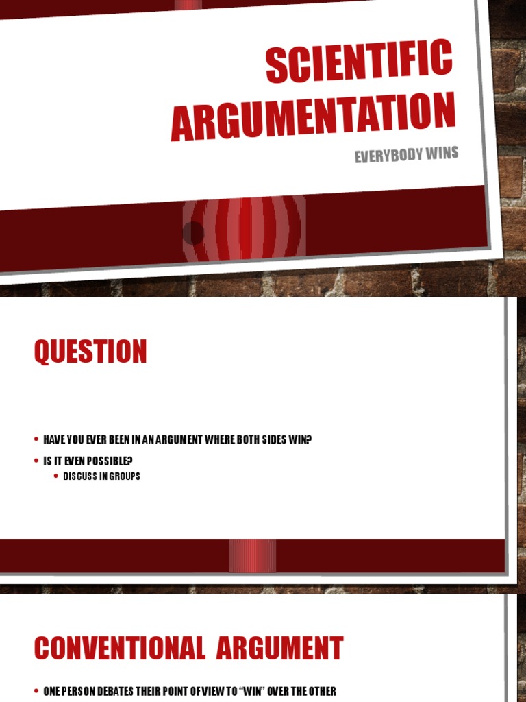 Scientific Argumentation | PDF