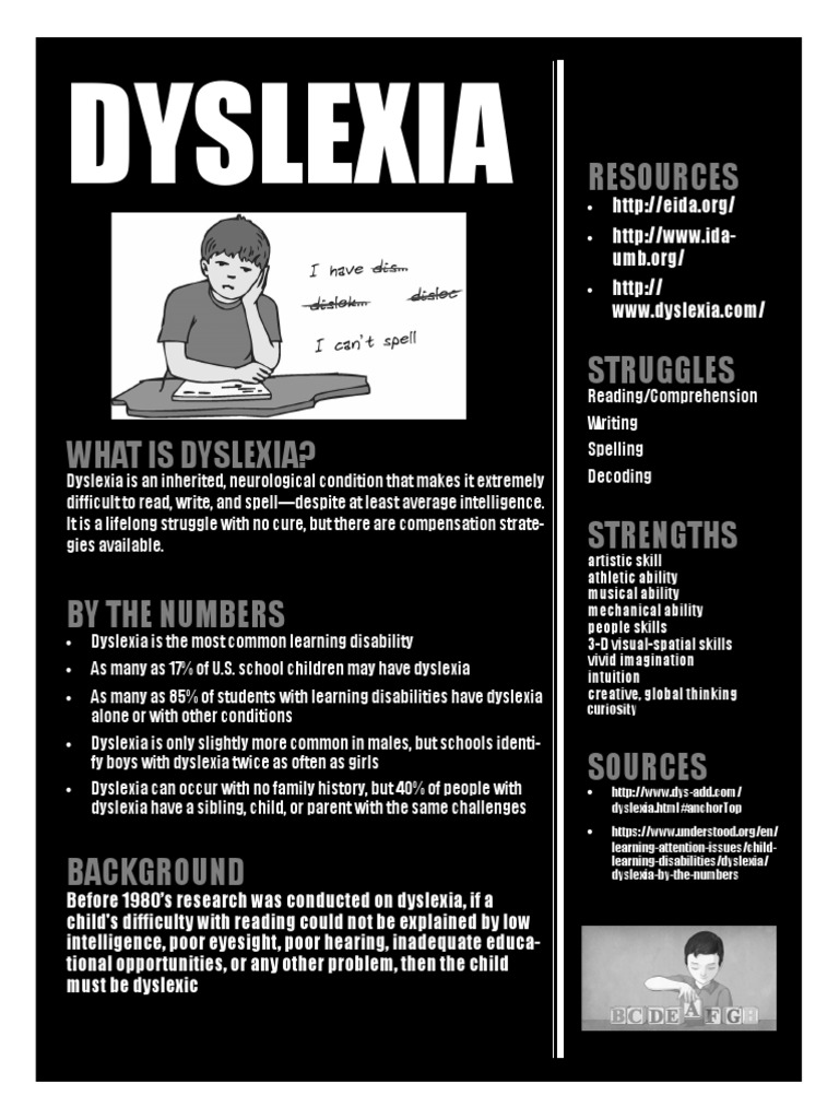 Dyslexia Handout | PDF