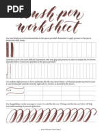 Hand Lettering Practice Sheets PDF | PDF | Art