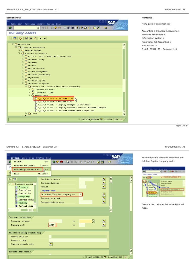 S - ALR - 87012179 - Customer List | PDF