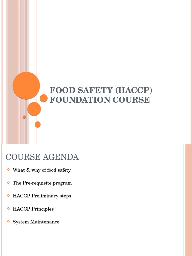 Food Safety - HACCP and Codex | PDF | Hazard Analysis And Critical ...