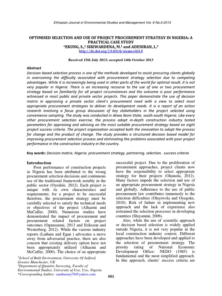 Project Procurement Strategy | PDF | Strategic Management | Focus Group