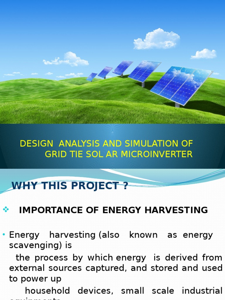 Final Year Project | PDF | Power Inverter | Photovoltaic System