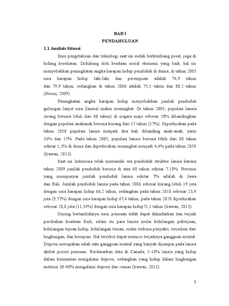 Laporan Praktikum Gerontologi Part.7 | PDF | Gaya Hidup