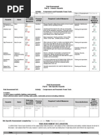 Lathe Machine Risk Assessment | PDF | Risk | Safety
