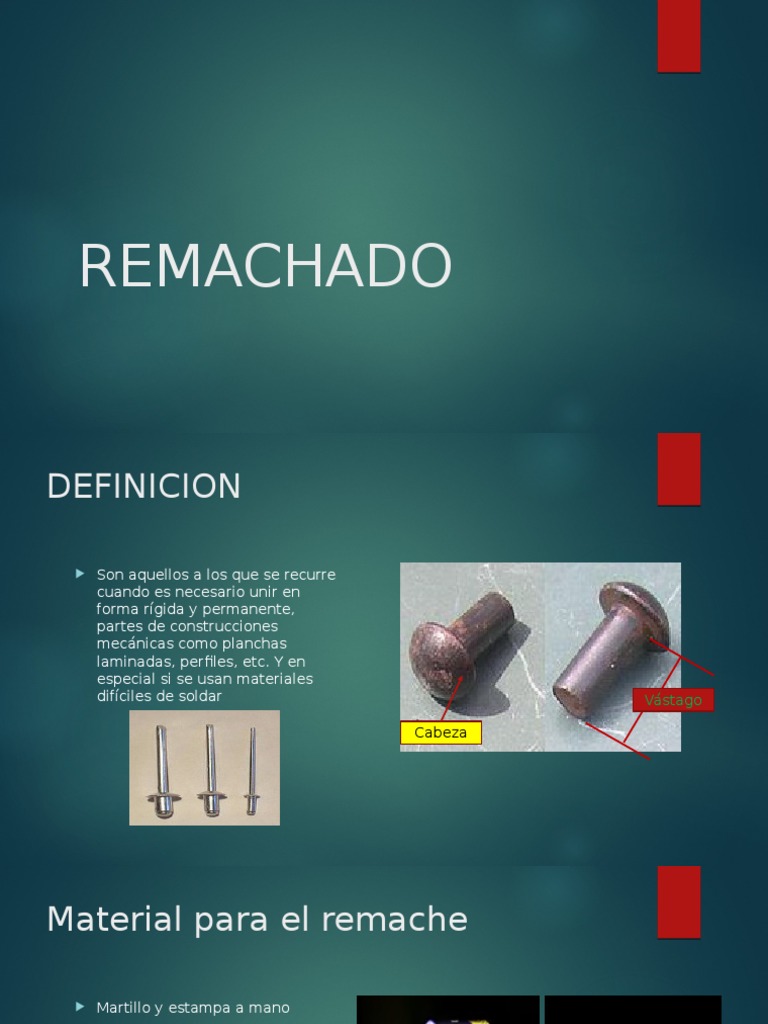REMACHADO | PDF | Remache | Aluminio