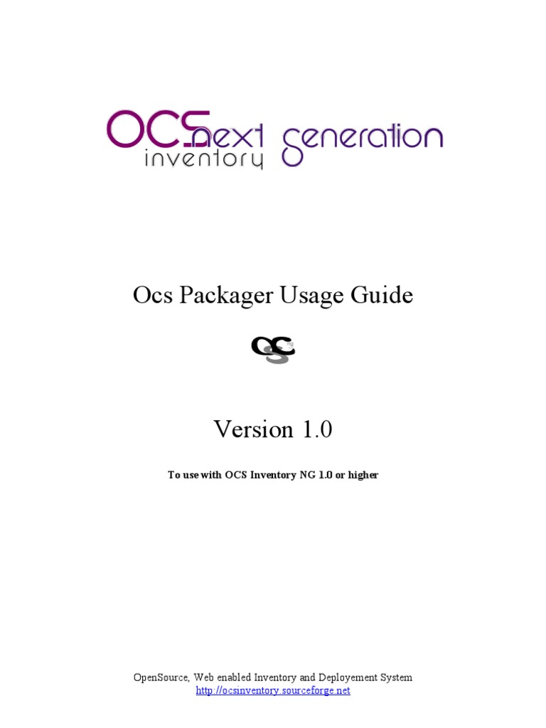 OCS Packager Guide for Inventory NG | PDF | Hypertext Transfer Protocol ...