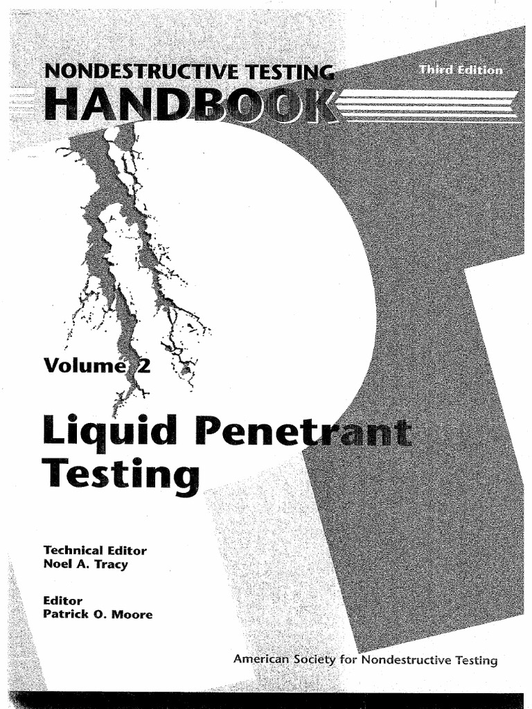 Liquid Penetrant Testing Vol 2 Part 1 PDF | PDF