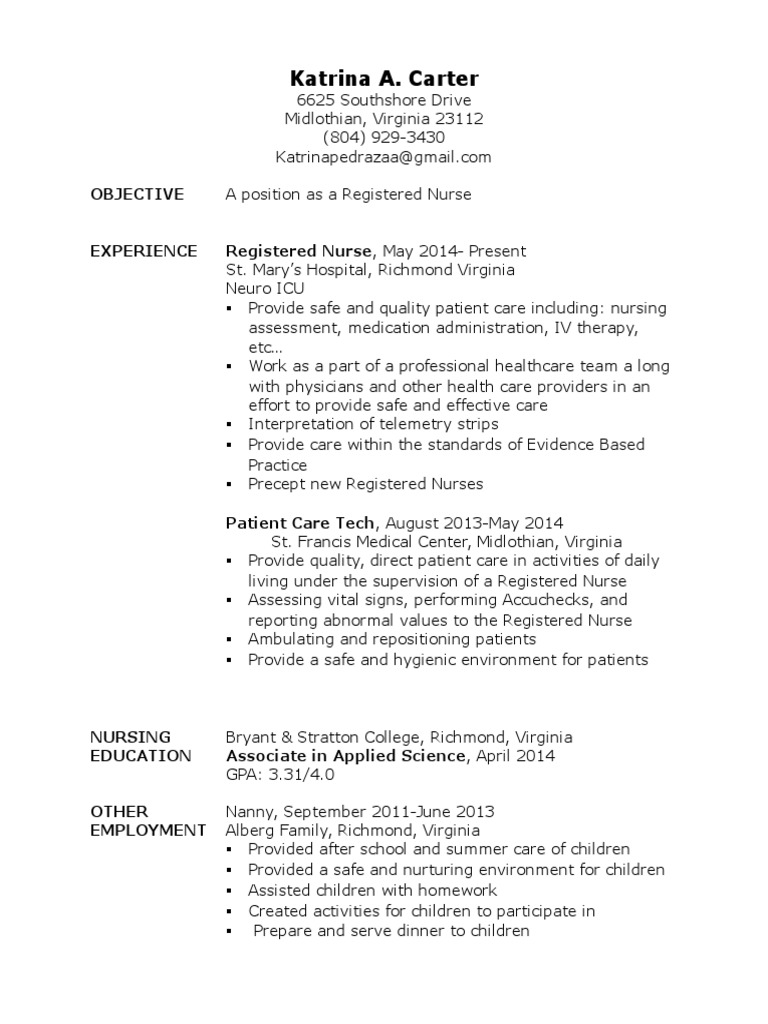 Katrina Resume | PDF | Self-Improvement