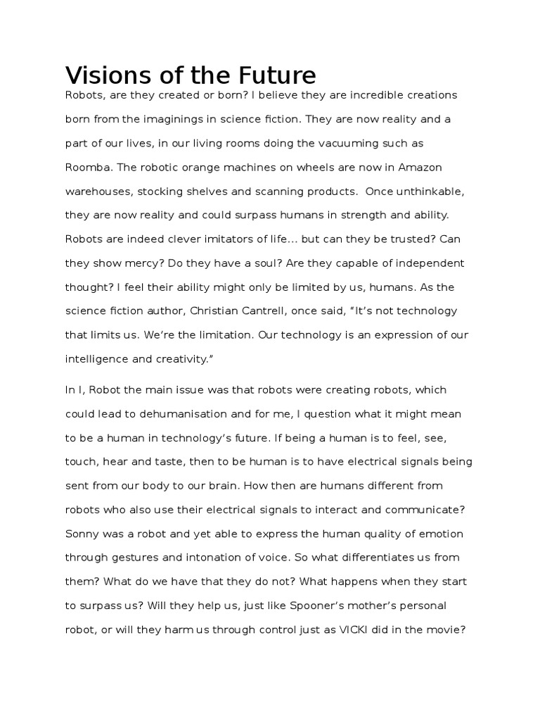 English Robot Script Final | PDF | Robot | Robotics