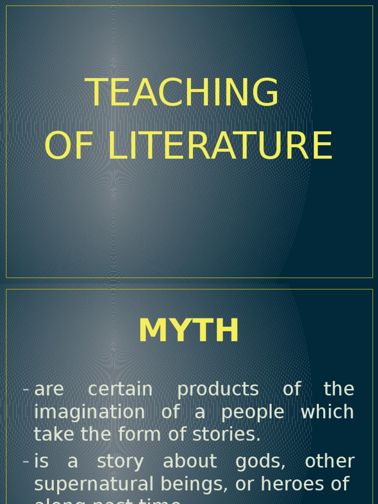 Teaching Myth - Lesson Plan | PDF | Greek Mythology | Hero