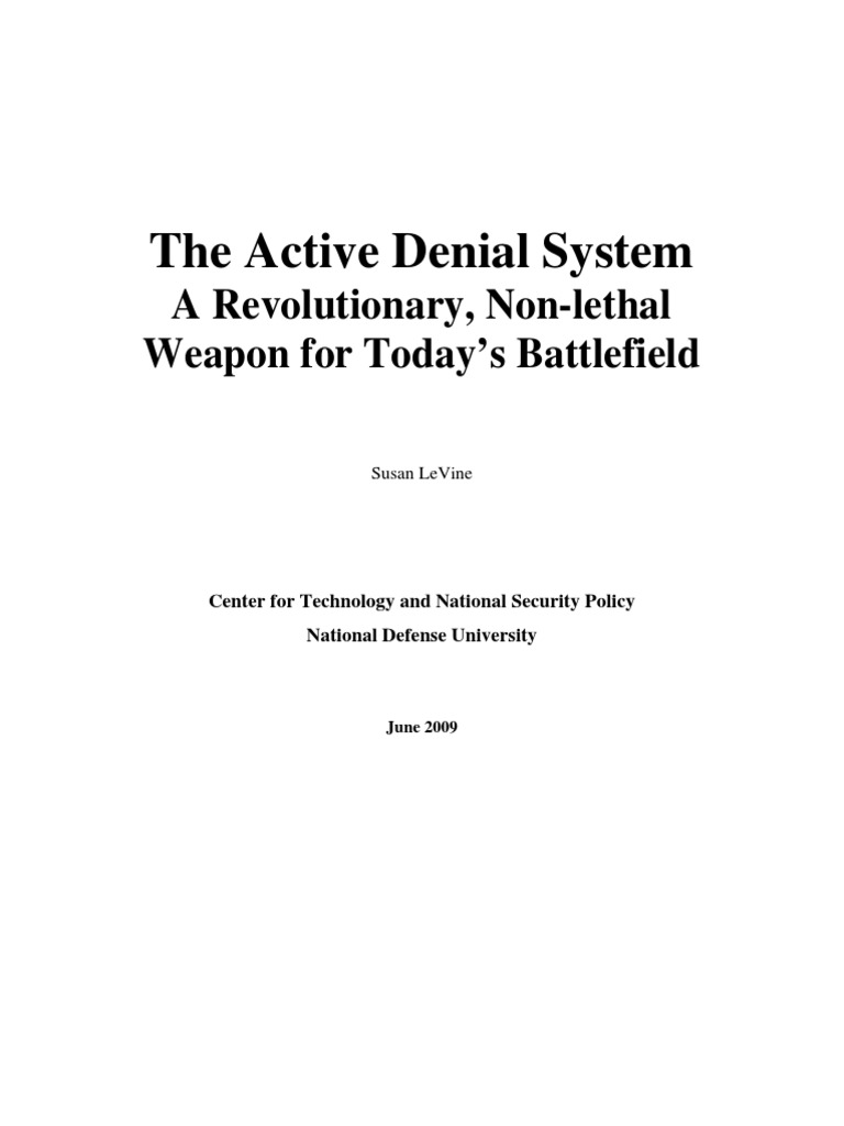 Active Denial System | PDF | Microwave | Electric Power