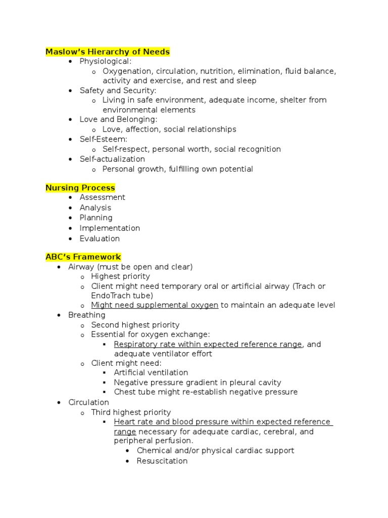 Priority Setting Frameworks | PDF | Oxygen | Heart