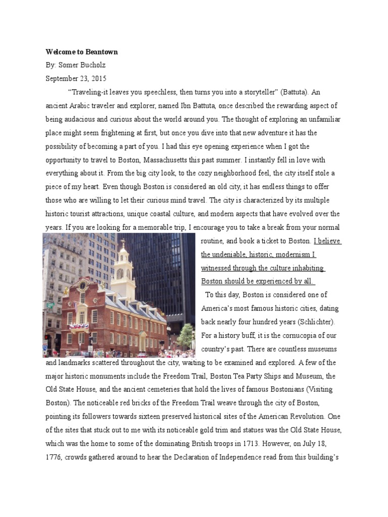 Boston Travel Guide Overview | PDF | Boston
