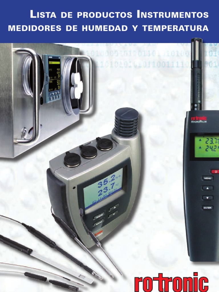 Productos Rotronic | PDF | Medición | Software