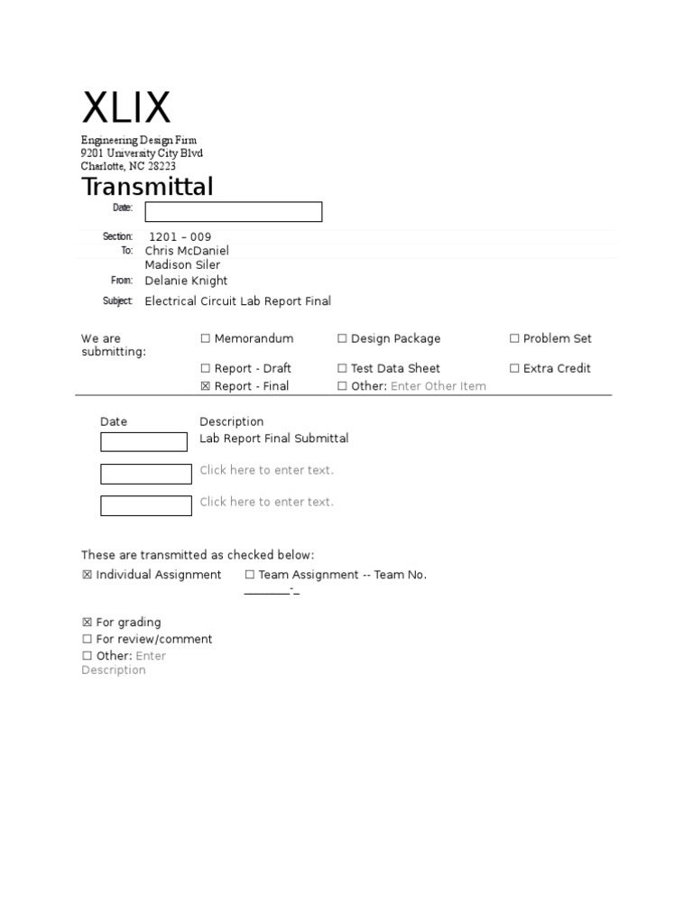Electrical Circuit Lab Report Final | PDF | Series And Parallel ...