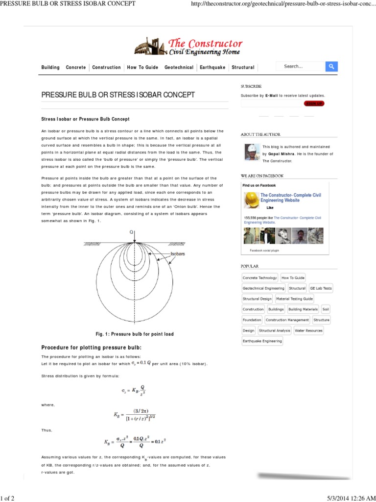Understanding Pressure Bulb Concept | PDF