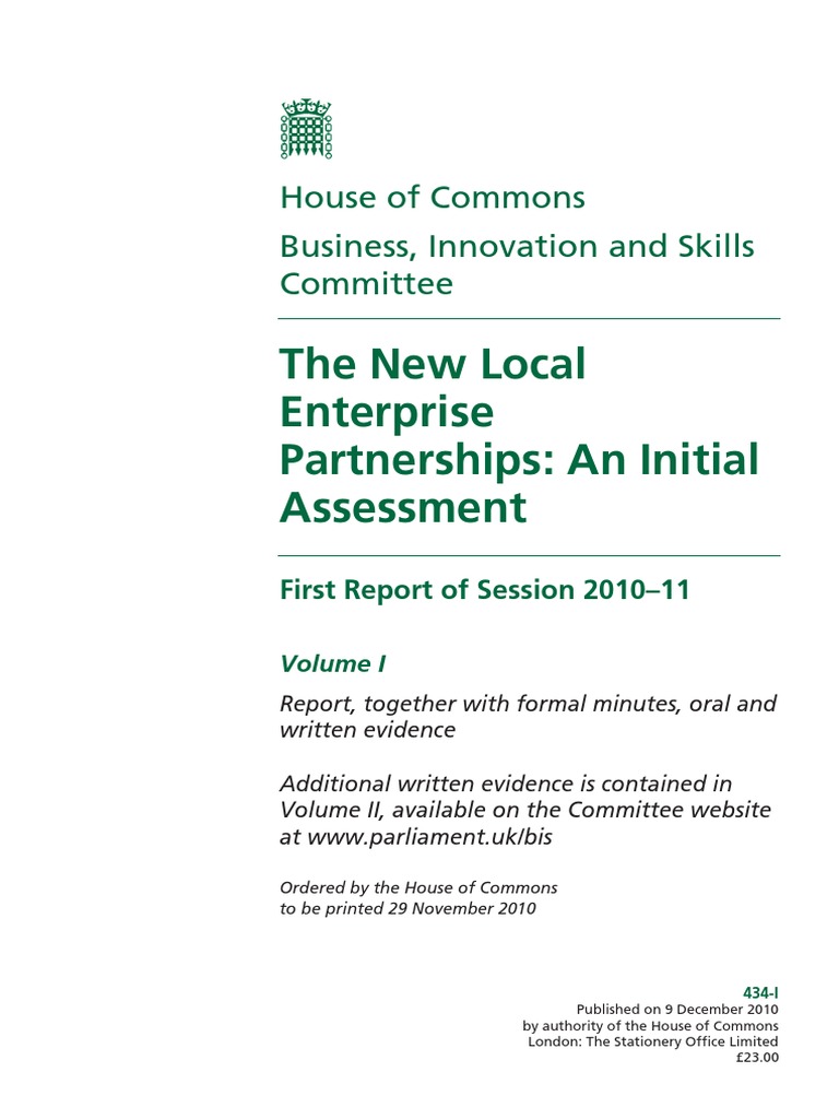 The New Local Enterprise Partnerships: An Initial Assessment | PDF ...