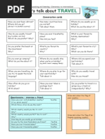 Past Simple Speaking Cards | PDF