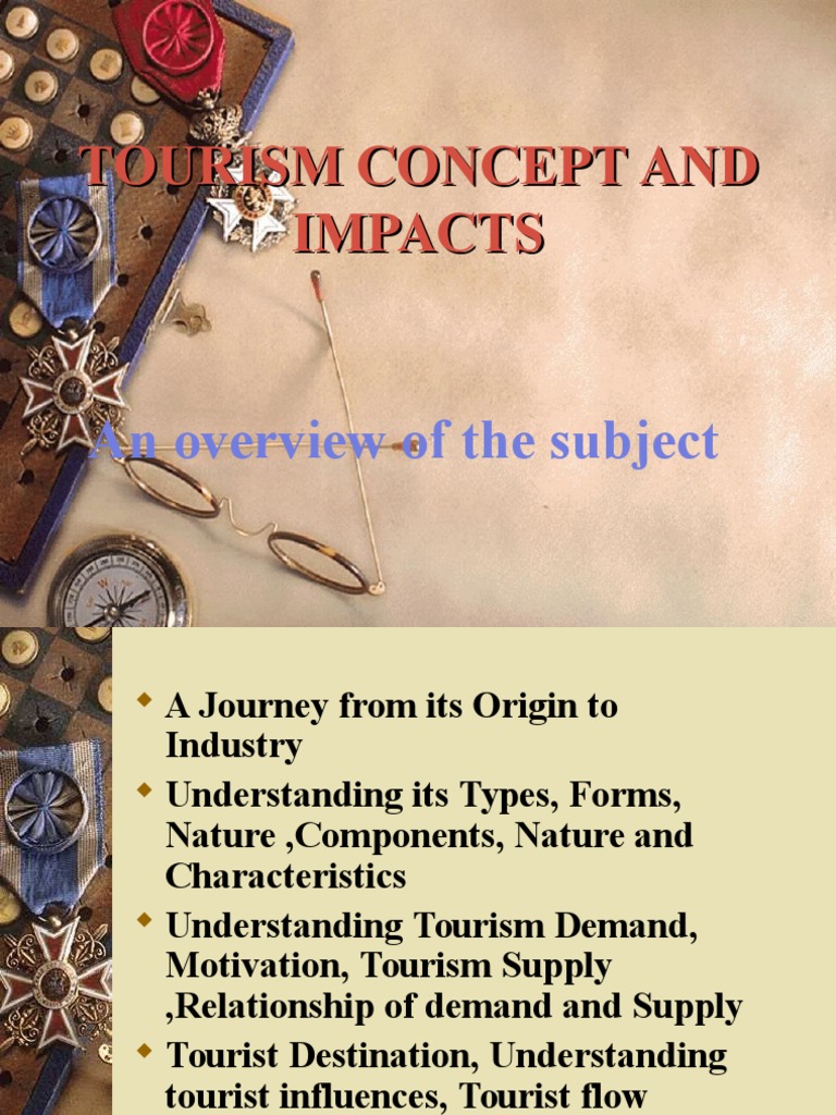 Understanding Tourism Concepts and Impacts | PDF | Tourism | Industries