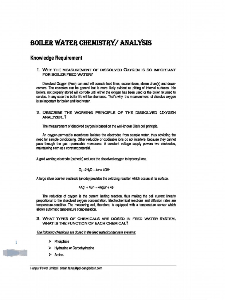 Water Chemistry PDF | PDF | Ph | Corrosion