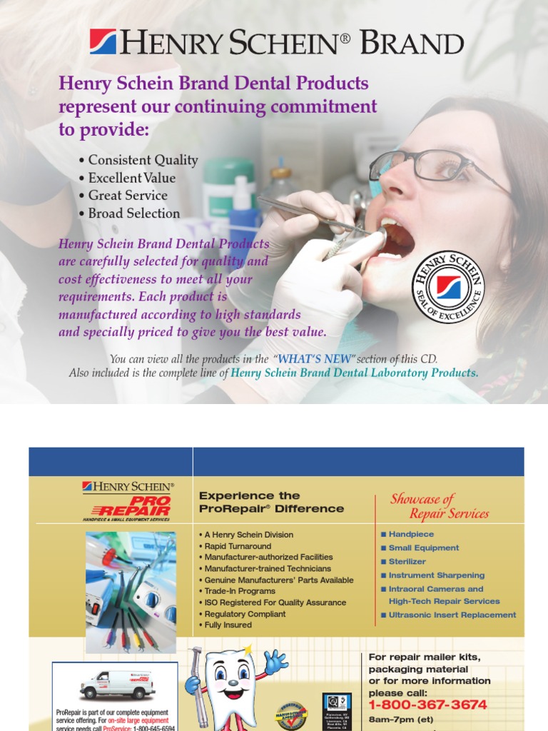 Henry Schein Brand Catalog | PDF | Dentures | Mercury (Element)
