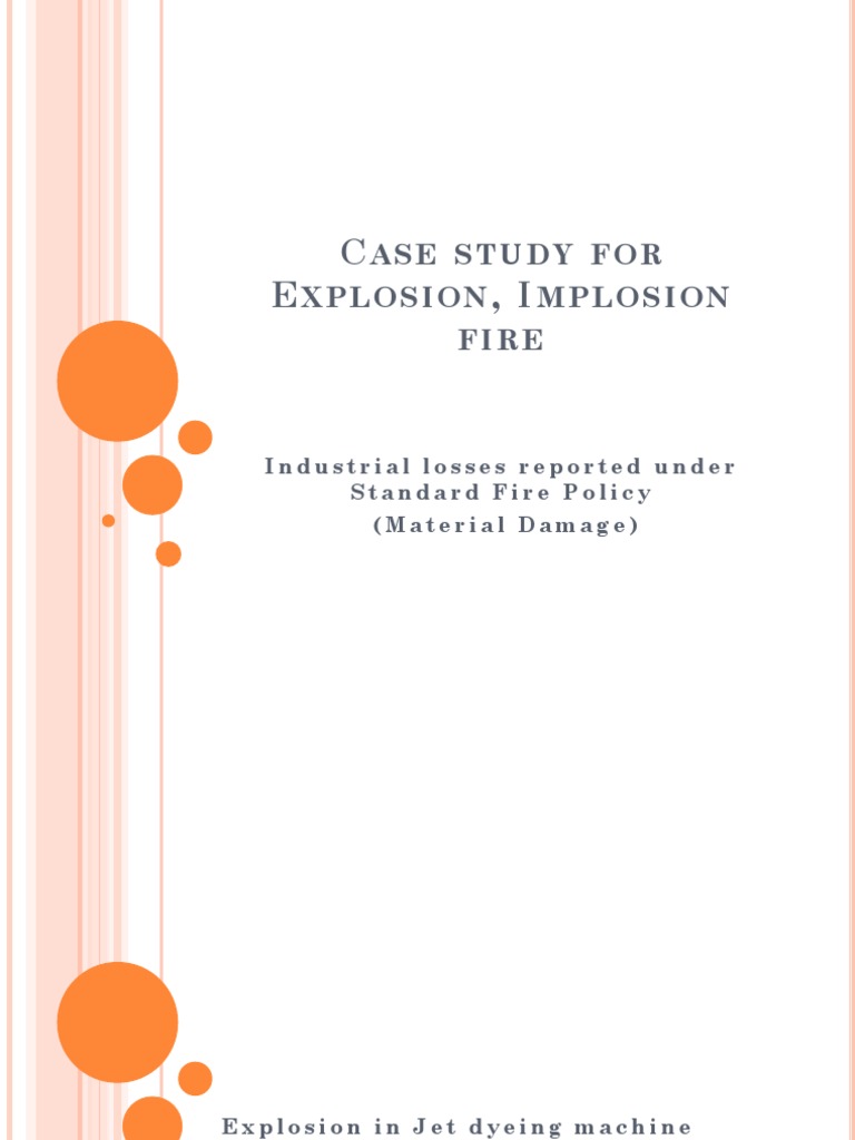 Explosion Implosion Over Flow Losses | PDF | Clothes Dryer | Explosion